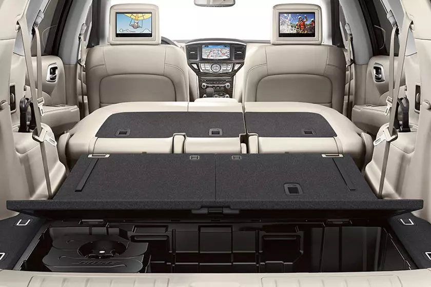 2017-2020 Nissan Pathfinder Maximum Cargo Space