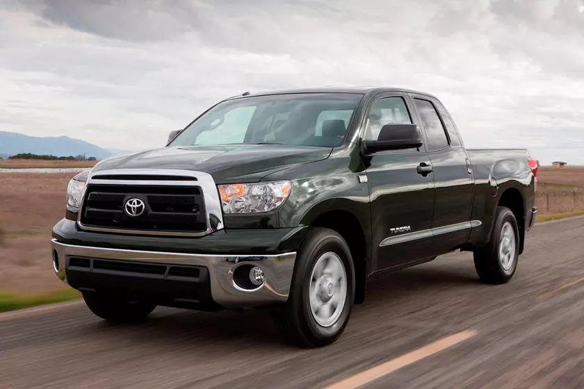 2010-2013 Toyota Tundra Front View Driving