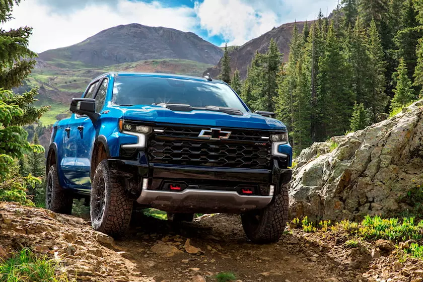 2022 Chevrolet Silverado 1500 Rear View Driving