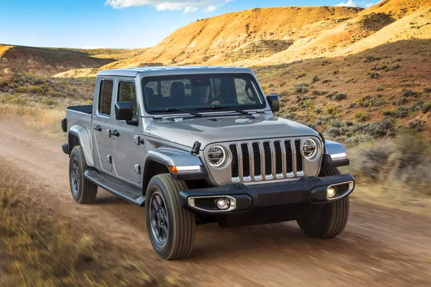 2020 Jeep Gladiator Front View Driving