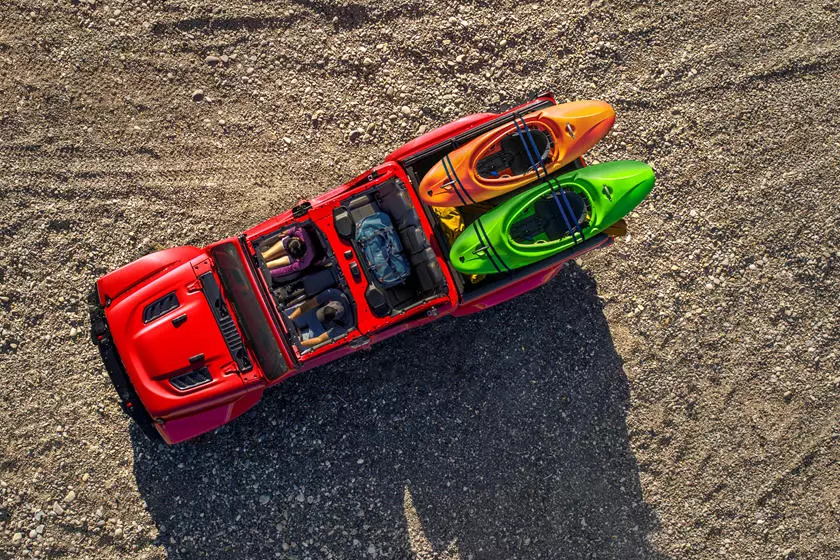 2020 Jeep Gladiatora Top View