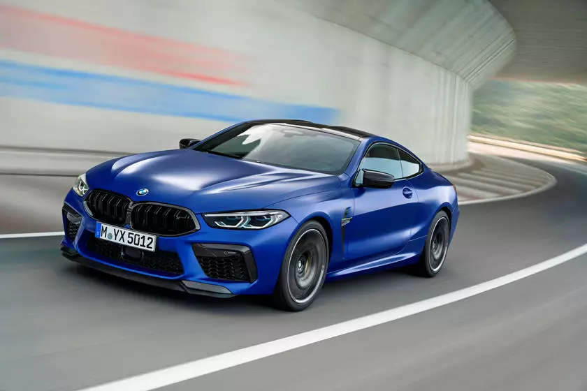 BMW M8 Coupe 2020 μπροστινή όψη οδήγησης