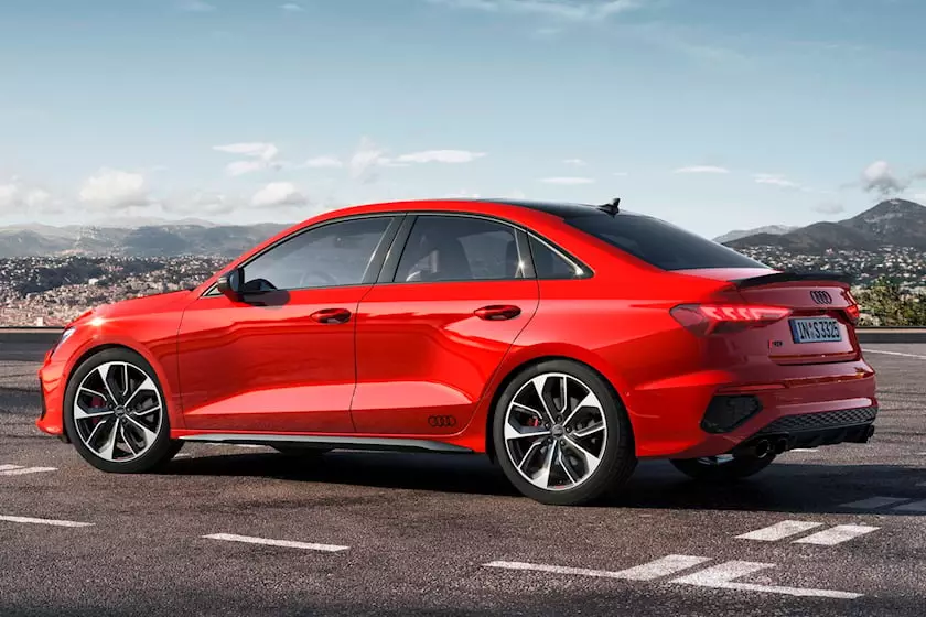 2022 Audi S3 Sedan Aft View