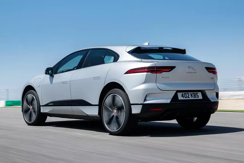 2019-2020 Jaguar I-Pace Rear View Driving