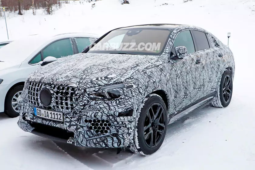 Nieuwe Mercedes-AMG GLE 63 Coupé betrapt met bijna geen camouflage 36573_7