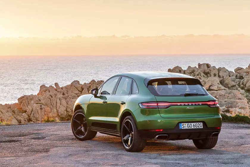 2019-2021 Porsche Macan Rear Angle View