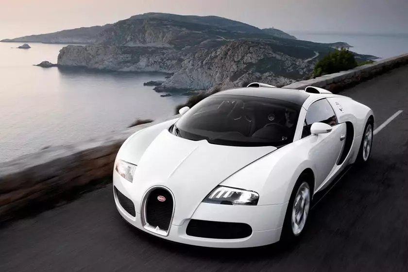 2009 Bugatti Veyron Grand Sport Front View Driving