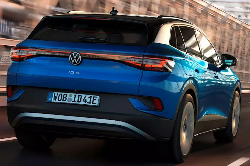 2021-2022 Volkswagen ID.4 Vista trasera de conducción