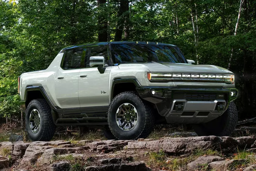 2022 GMC Hummer Front Angle Témbongkeun