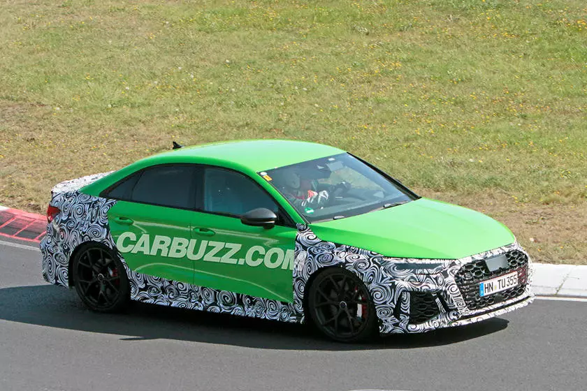 Hot 2021 Audi RS3 Spied Neman Ma'ana, Green Kuma Shirye Shirye 37402_2