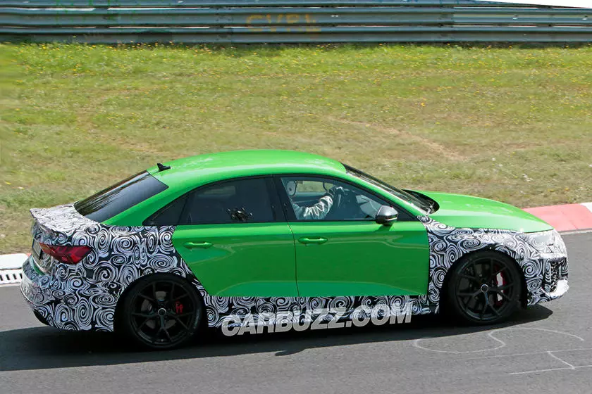 Hot 2021 Audi RS3 Spied Neman Ma'ana, Green Kuma Shirye Shirye 37402_3