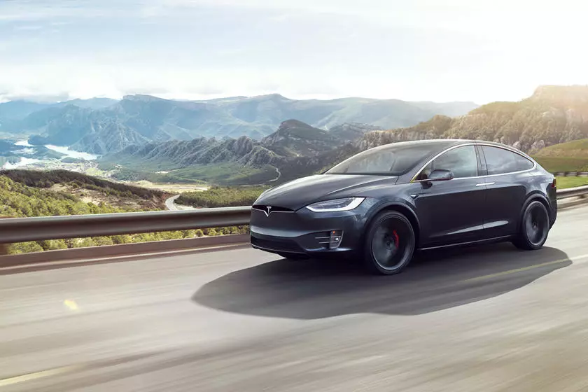 2016-2020 Tesla Model X Conducere cu vedere frontală