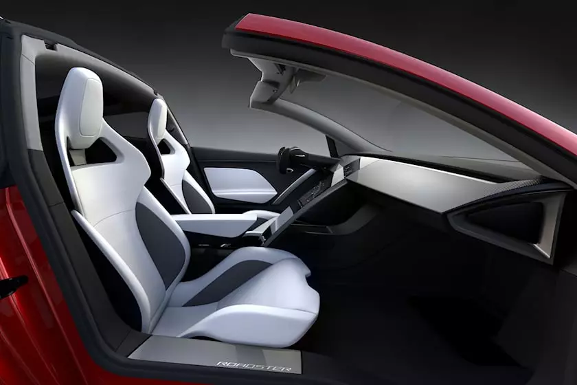Передние сиденья Tesla Roadster 2023 года