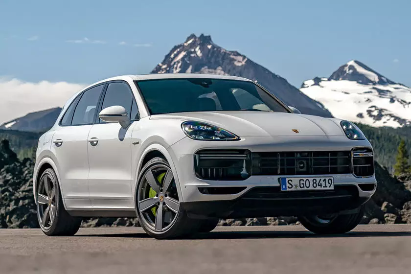 Porsche Cayenne Hybrid 2020-2021 р. у передній частині