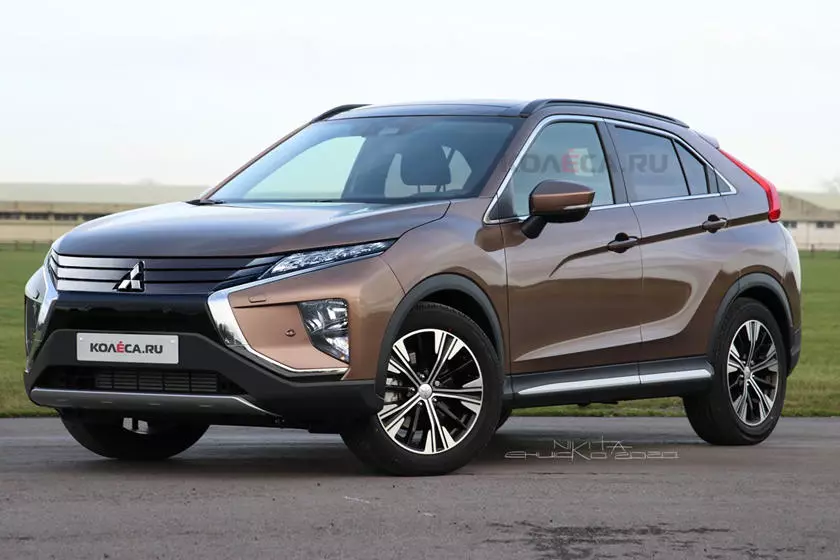 Жаңы Mitsubishi Eclipse Cross жаңы көрүнүш менен келет 38235_1