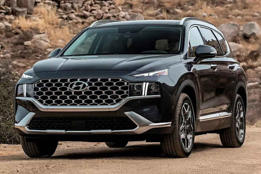 2021-2022 Hyundai Santa Fe Урд талын өнцгийг харах