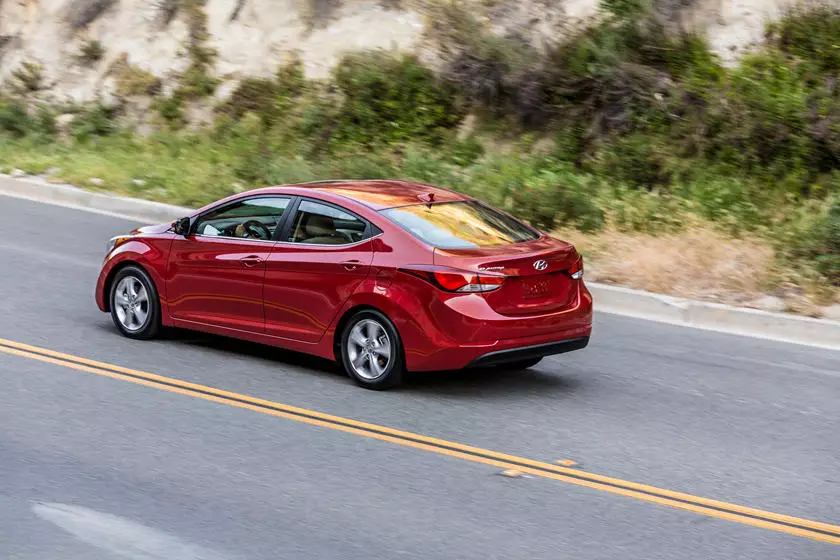 2014-2016 Hyundai Elantra Sedan View dhinaca bidix