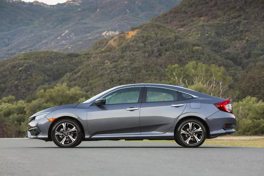 2016-2020-يىللىرى خوندا Civic Sedan Side View