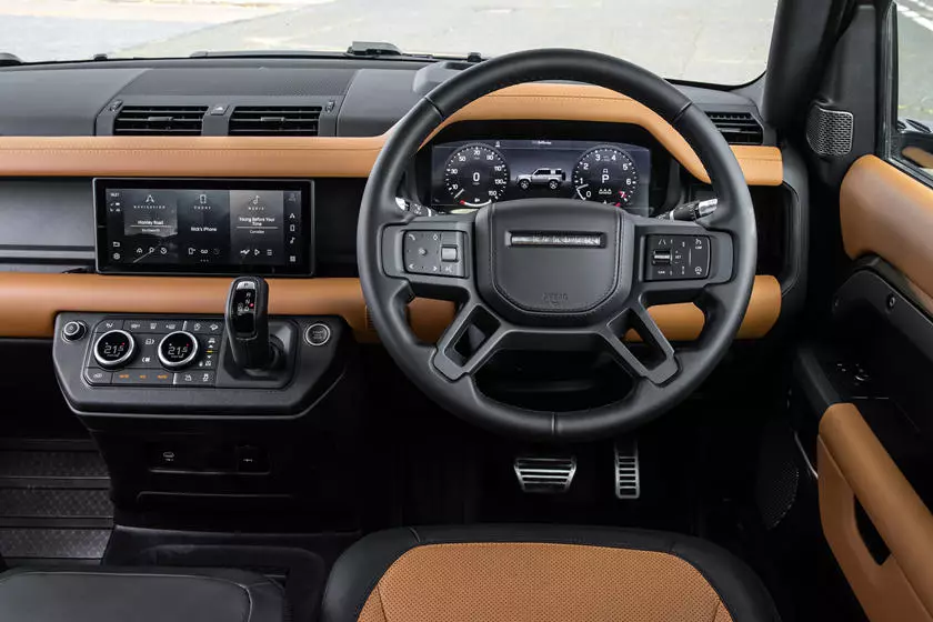 Deseño do volante Land Rover Defender 2020-2021