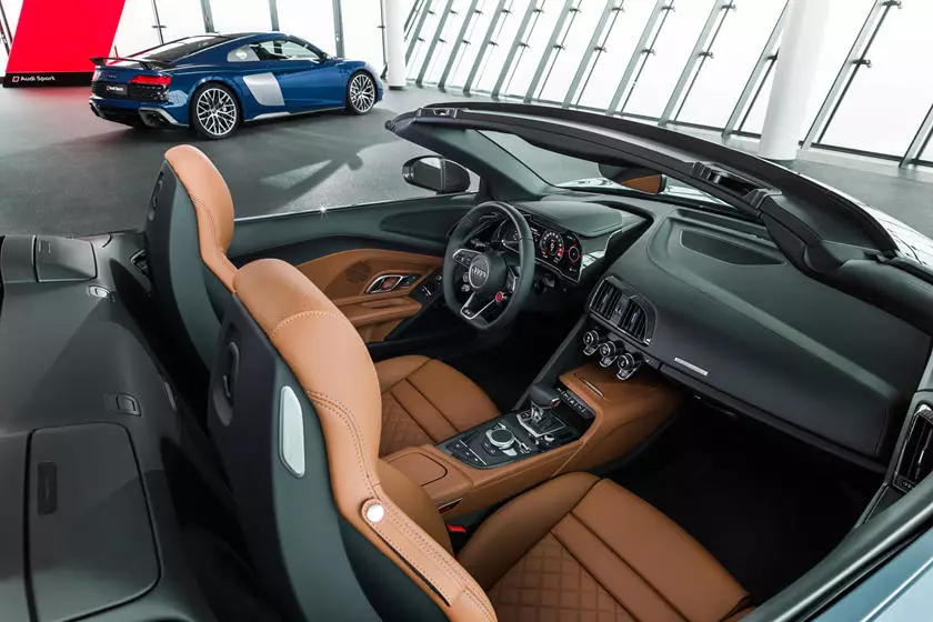 2020 m. Audi R8 Spyder prietaisų skydelis