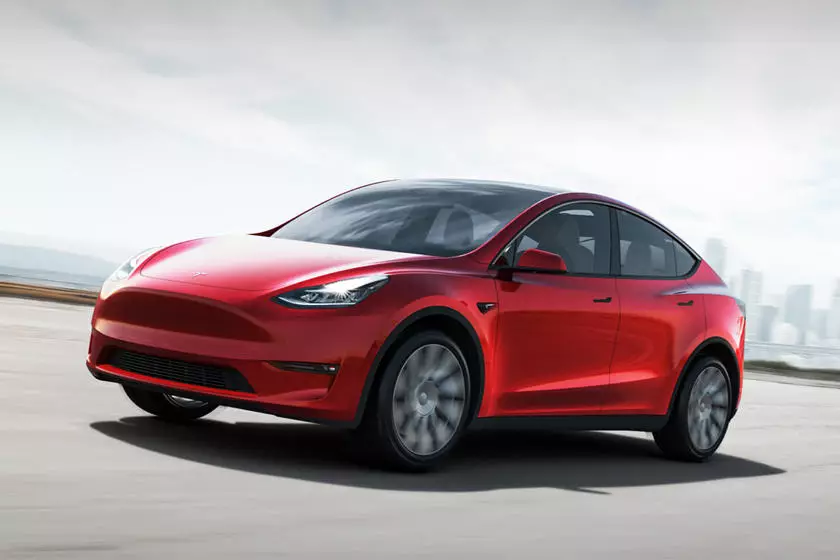 2021 Tesla Model Y Урд талаас харах