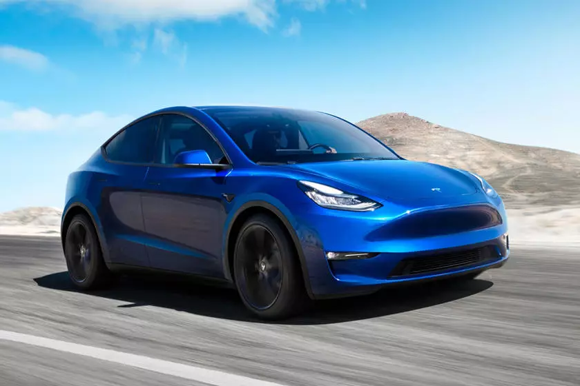 2020-2021 Tesla Model Y Алдыңкы көрүнүшү