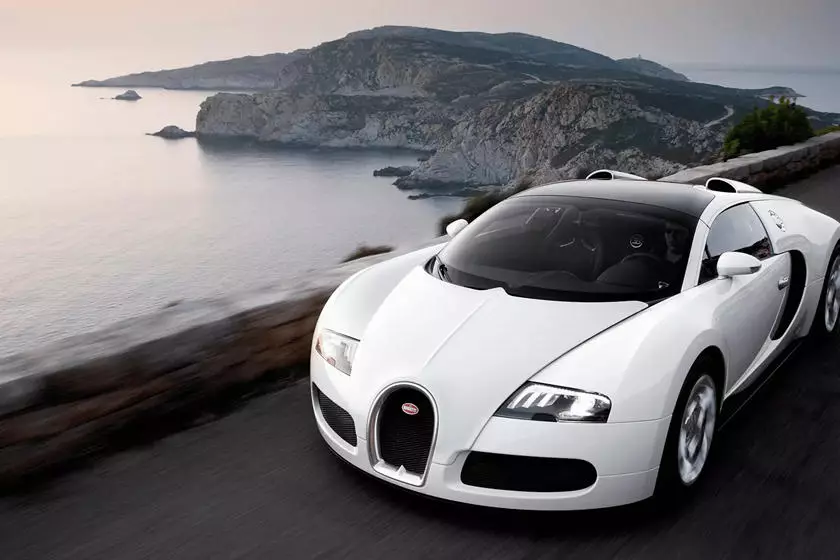 2009 Bugatti Veyron Grand Sport Front View Driving