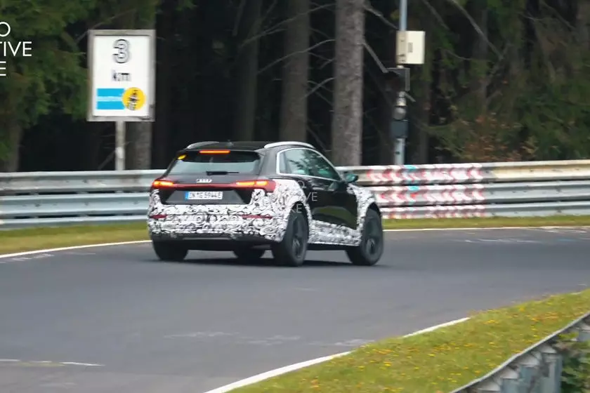 2021 Audi e-tron S Spied Hunting The Tesla Model X 38976_5