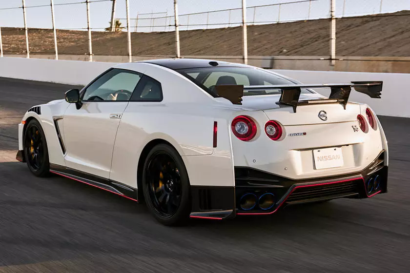 2020 Nissan GT-R NISMO Driving Back View