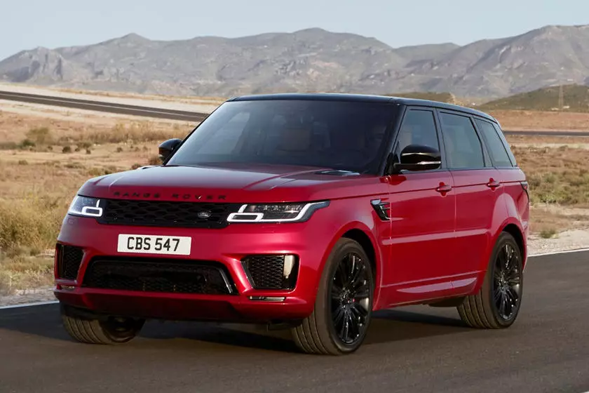 2018-2020 Land Rover Range Rover 스포츠 전면 각도 보기