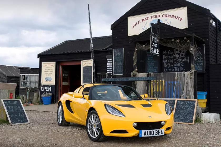 2008-2011 Lotus Elise წინა კუთხის ხედი