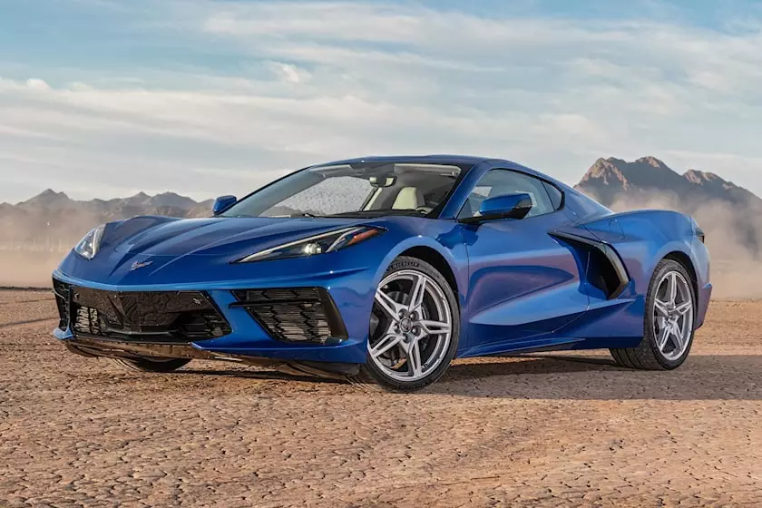 2020-2022 Chevrolet Corvette C8 Առջևի անկյունային տեսք