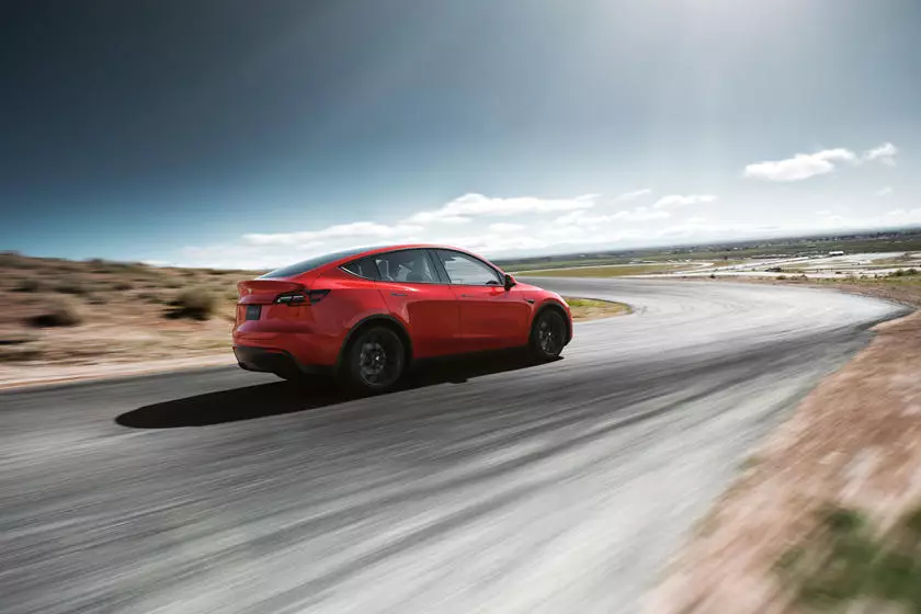 2020 Tesla Model Y Rear View