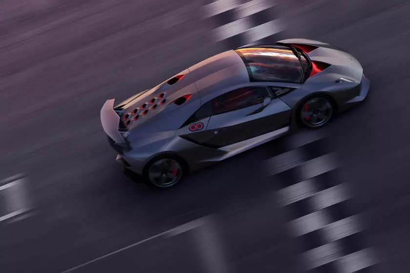 2011 Lamborghini Sesto Elemento Widok z góry