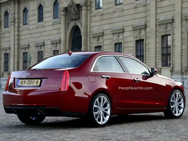 Cadillac a pwochen nivo antre, RWD Sedan ta ka totalman choute bourik 39996_1