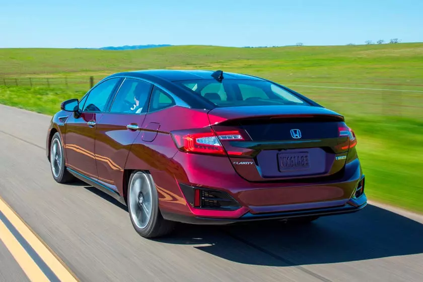 2017-2021 Honda Clarity Fuel Cell Rear View Driving
