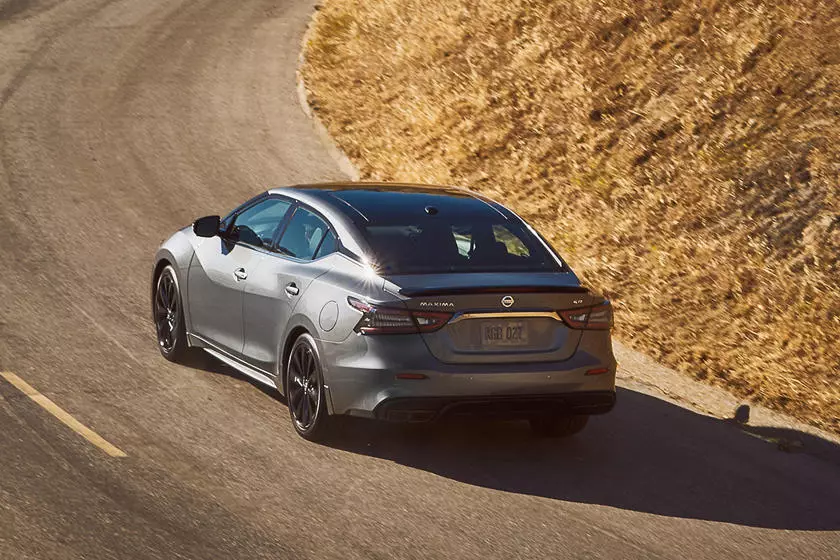 2019-2020 Nissan Maxima Rear View Driving