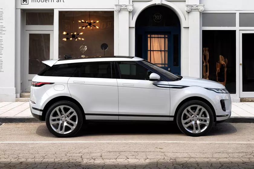 2020–2021 m. „Land Rover Range Rover Evoque“ vaizdas iš šono