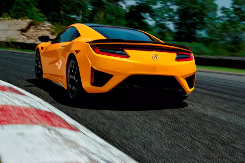 2020-2021 Acura NSX Rear View Driving