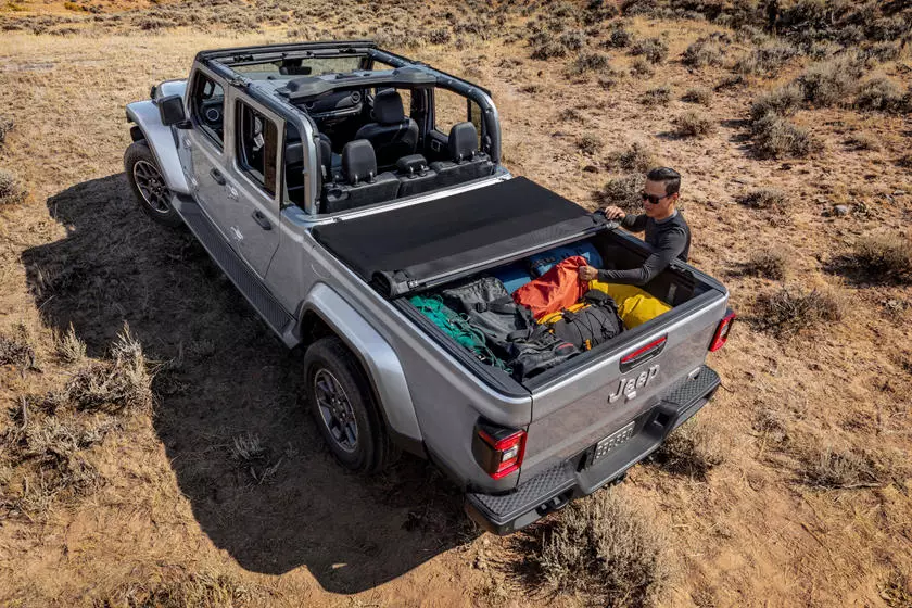 2020-2021 Jeep Gladiator Top View