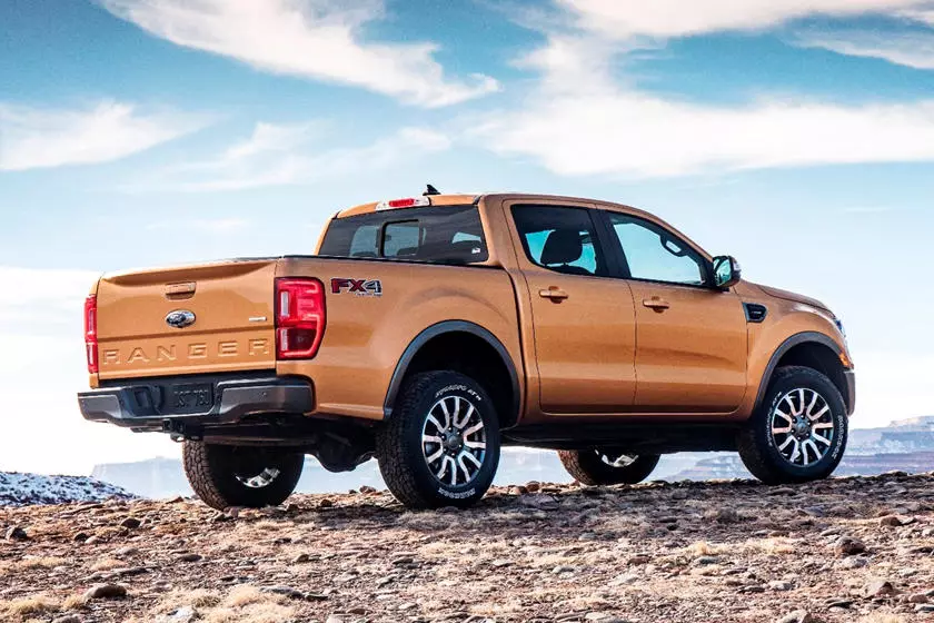 2020-2021 Ford Ranger Rear View