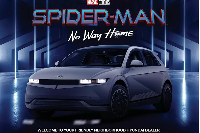 Hyundai Ioniq 5 Aperas Speciala En Nova Filmo de Spider-Man 41036_1