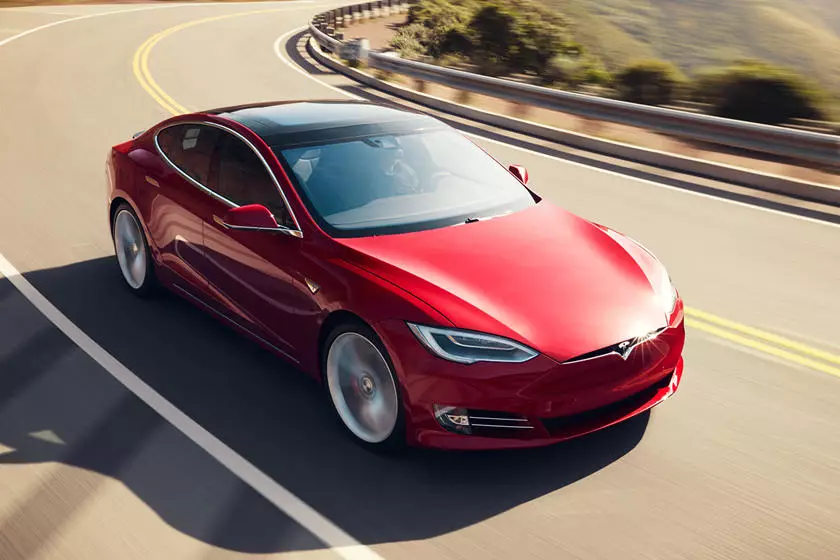 2017–2020 Tesla Model S Vairavimas iš priekio