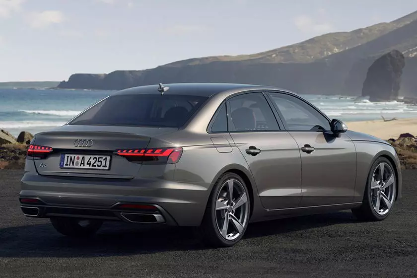 2020-2022 Audi A4 Sedan Rear Angle View