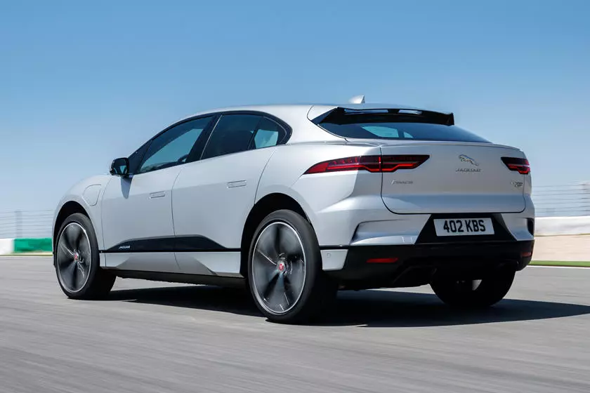 2019-2020 Jaguar I-Pace Rear View Driving