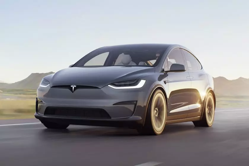 Conducció frontal de Tesla Model X 2021-2022