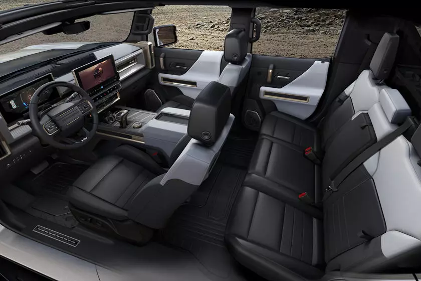 2022 GMC Hummer Rear Passenger Seats