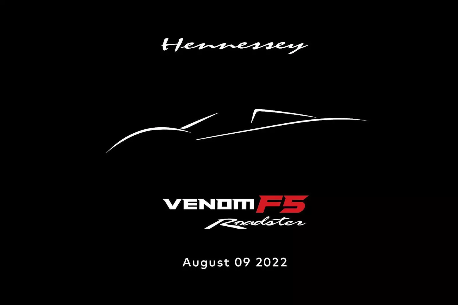 TEASED: Hennessey Venom F5 Roadster kënnt