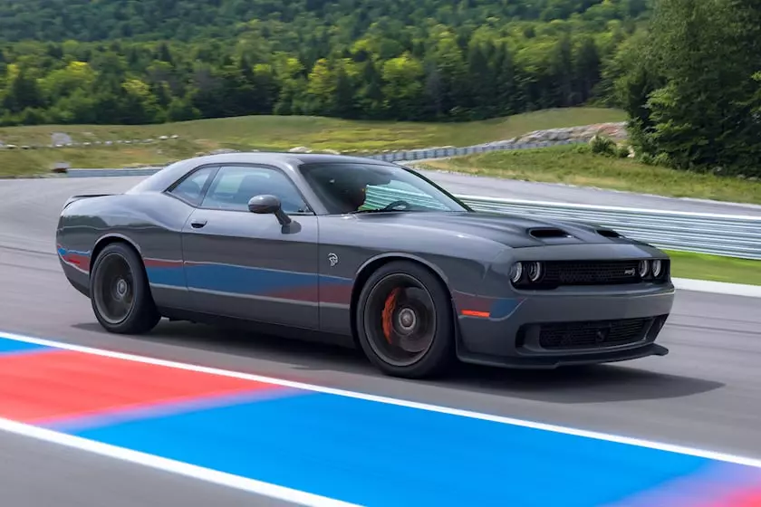 2019-2022 Dodge Challenger SRT Hellcat Front View Driving