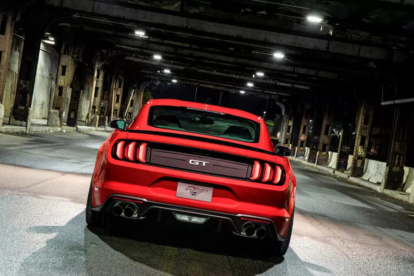 2018-2021 Ford Mustang Coupe Rear View